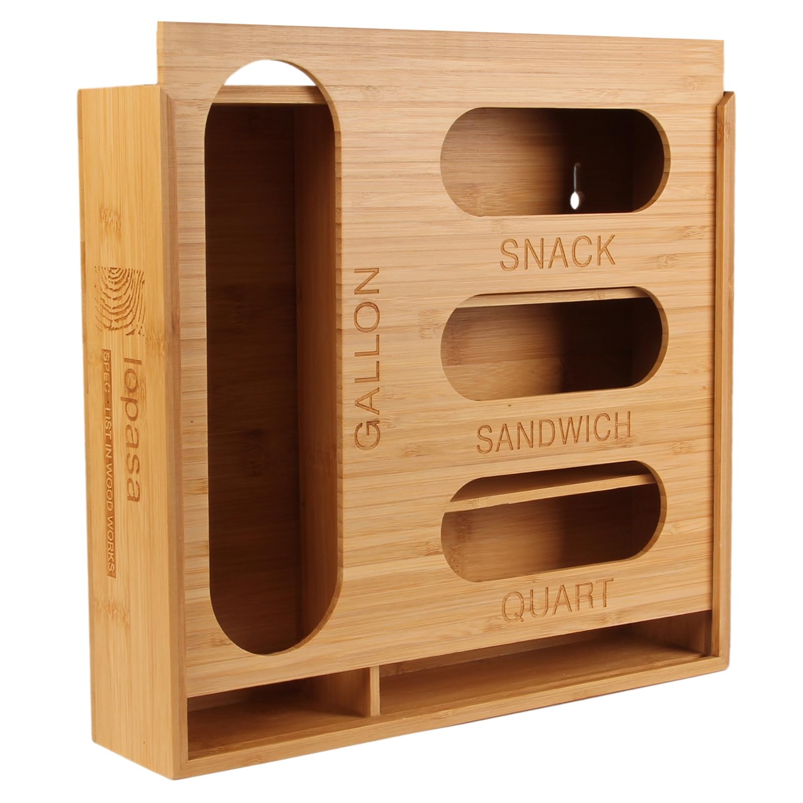 Baggie Organizer for Drawer Compatible with Ziplock Food Storage Bag ...