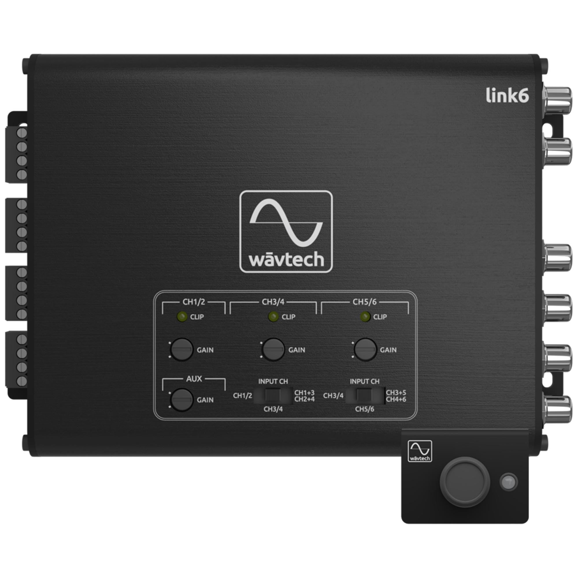Amazon.com: Wavtech link6-6-Channel Line Output Converter w/AUX Input ...