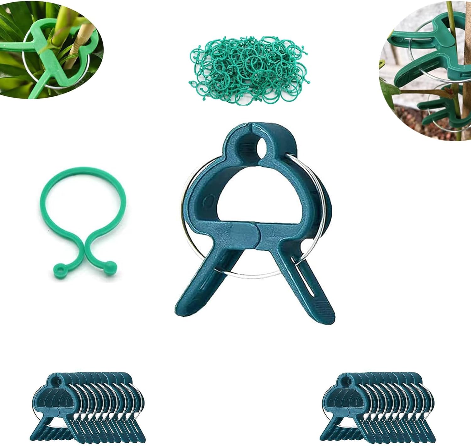 200 Pcs Plant Support Clips Plant Clips for Climbing Plants, Garden ...