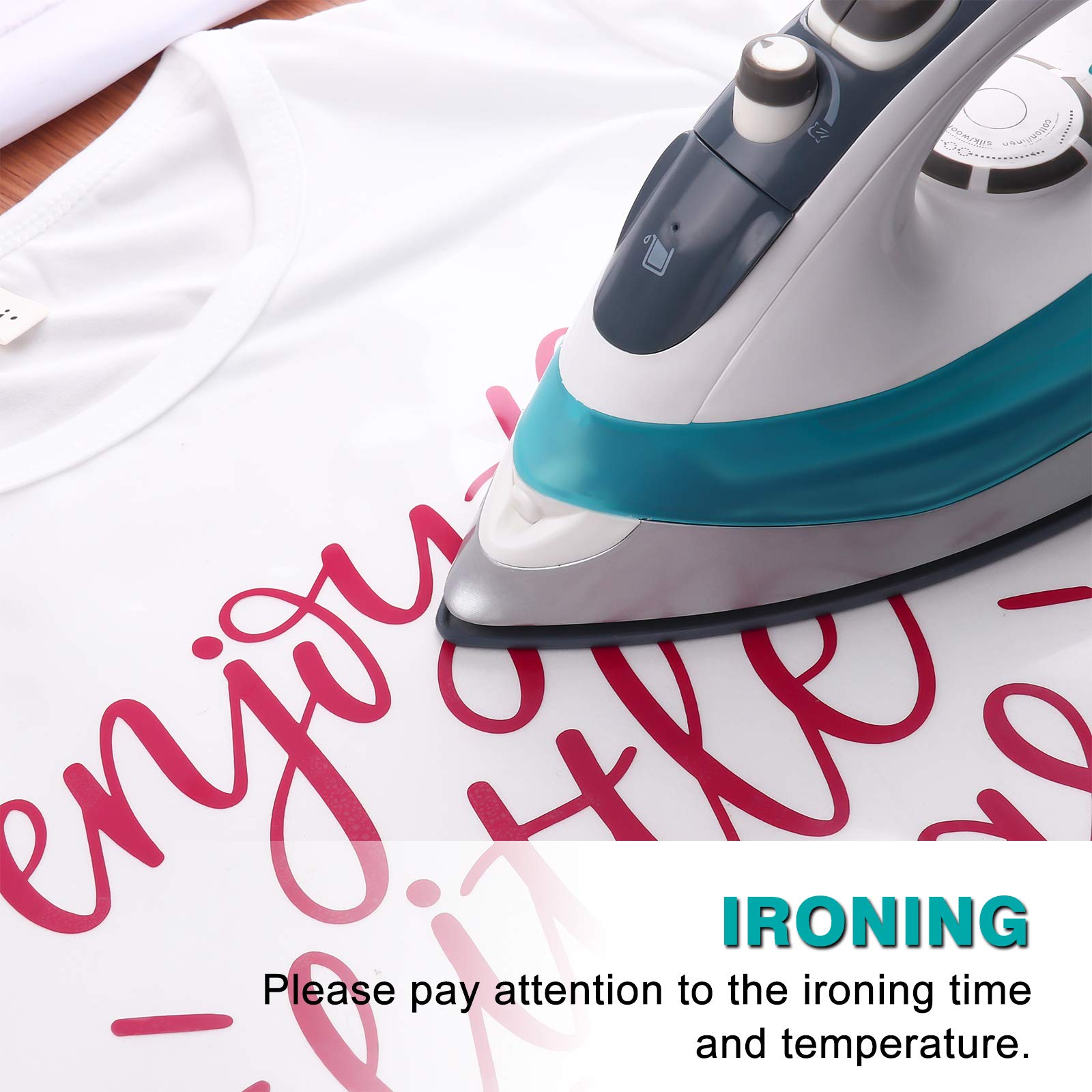 Snapklik.com : HTV Heat Transfer Vinyl Iron On Vinyl 12 Inch X15 Feet ...