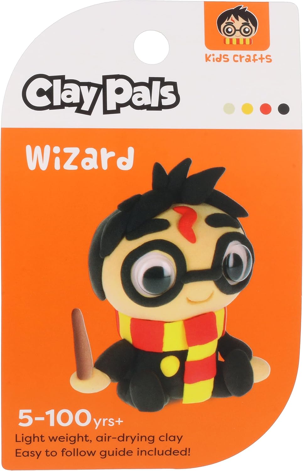 Clay Pals Boy Wizard - Easy Sculpt Fun Fast Air Drying Non Toxic Quick ...