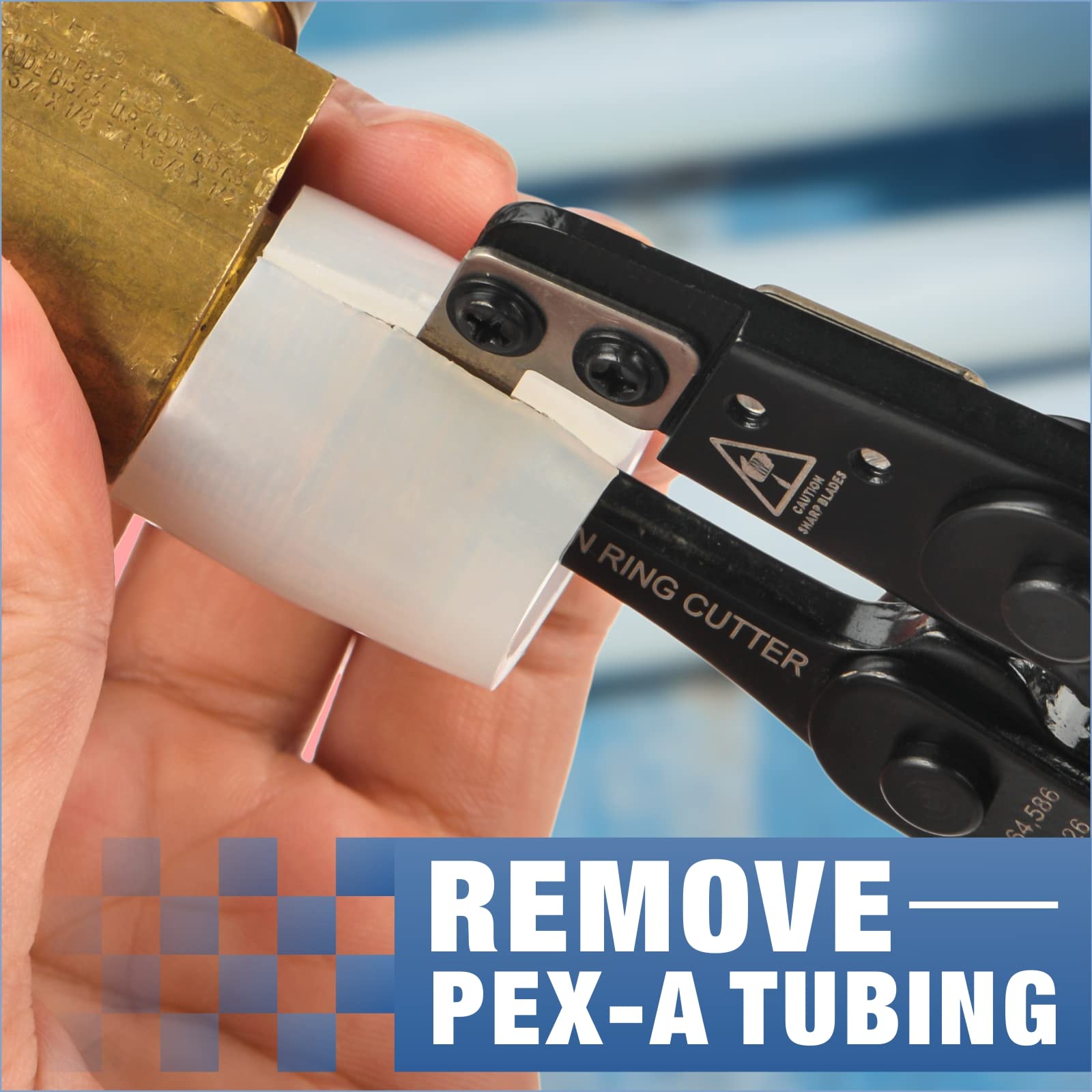 Snapklik.com : iCrimp PEX Expansion Rings Removal Tool For 1/2