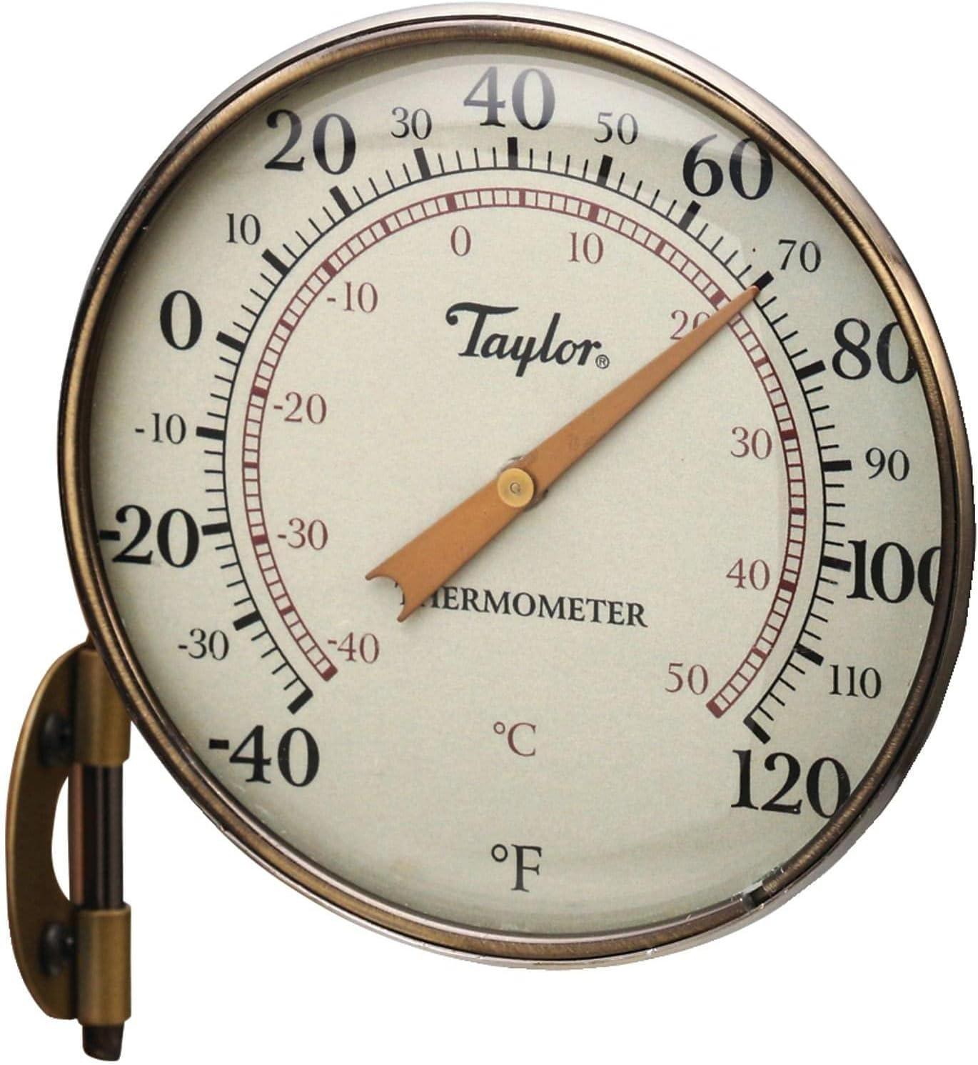 Amazon.com: Taylor Heritage Metal Dial Thermometer, Easy to Read ...