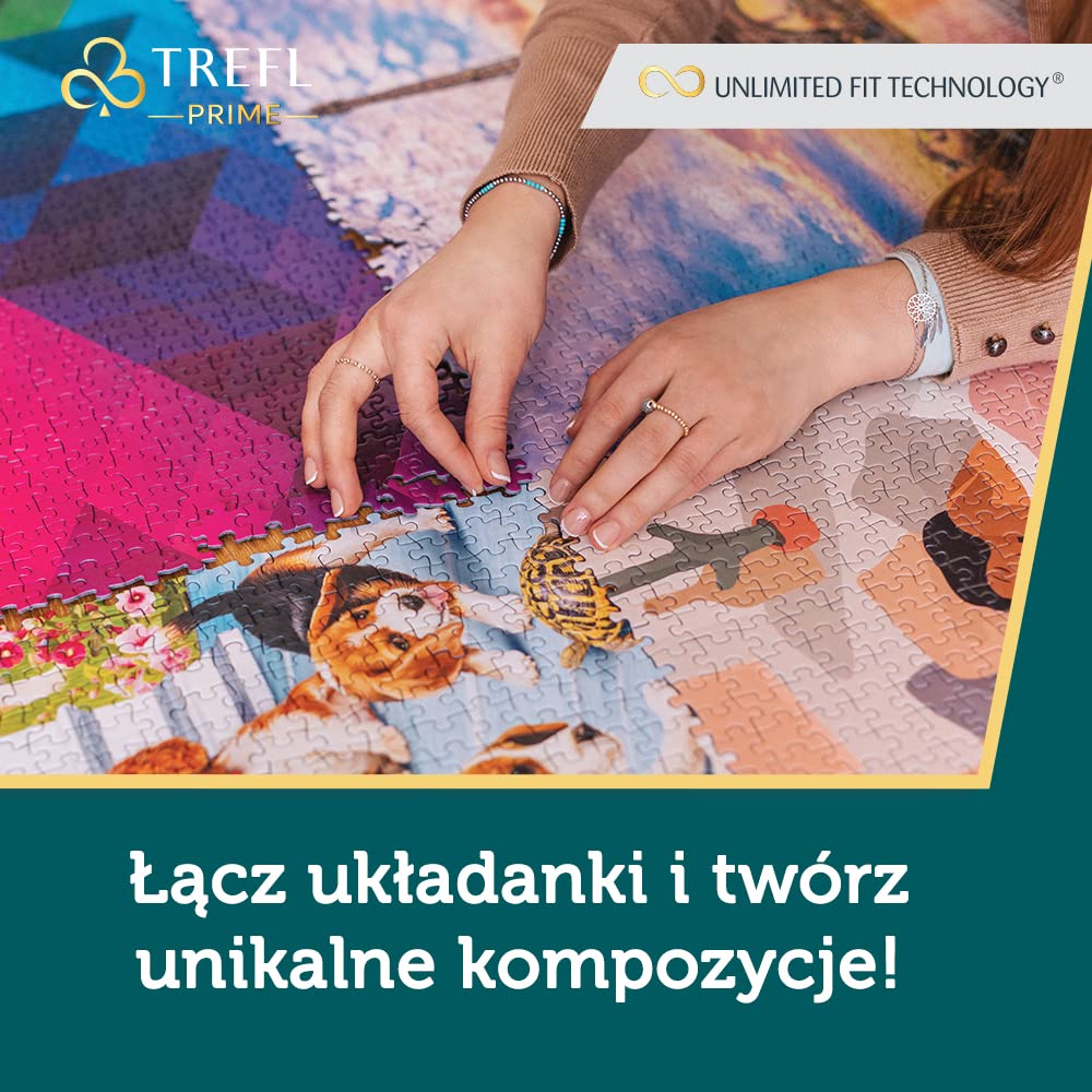 Puzzle Città 1000 Pezzi Trefl Prime - Puzzle UFT Eye-Spy Time Travel ...