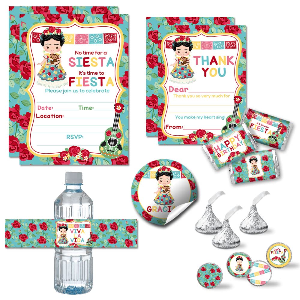 Buy Deluxe Frida Kahlo Birthday Party Bundle Includes 20 each of ...