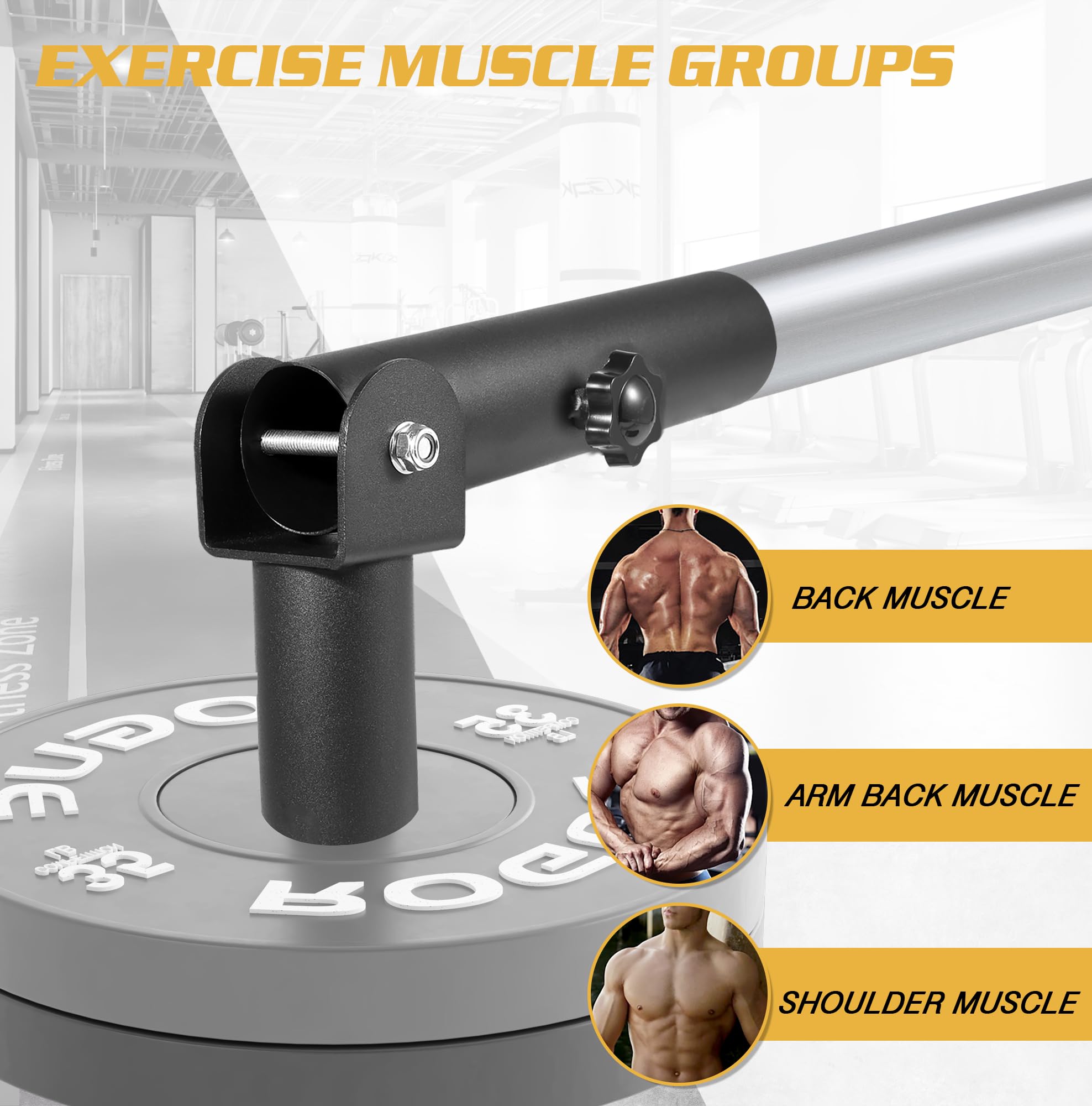 Snapklik.com : Landmine Handle T Bar Row Attachment For 2" Olympic ...