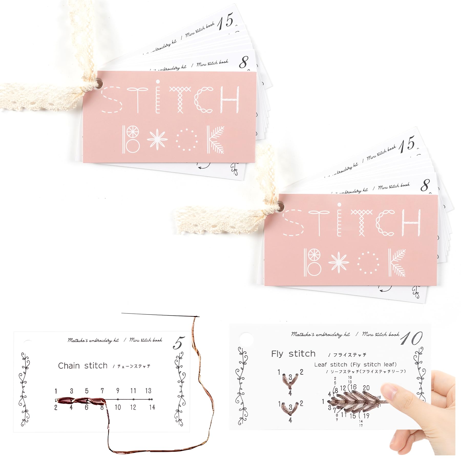 Amazon.com: 2 Pack Creative Mini Sewing Book - Guide for Beginners ...