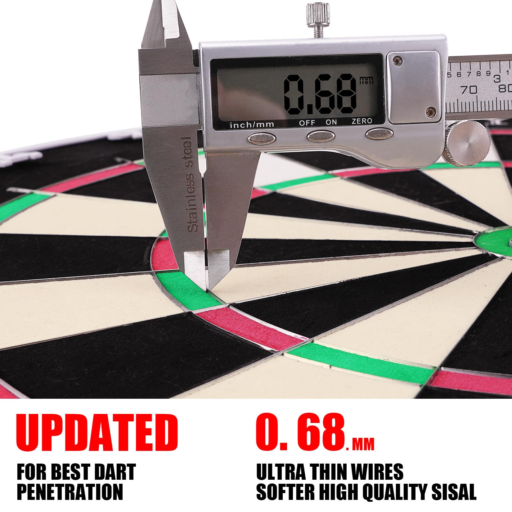 Snapklik.com : WINMAX PRO Dart Board - PRO Bristle Steel Tip Dartboard ...
