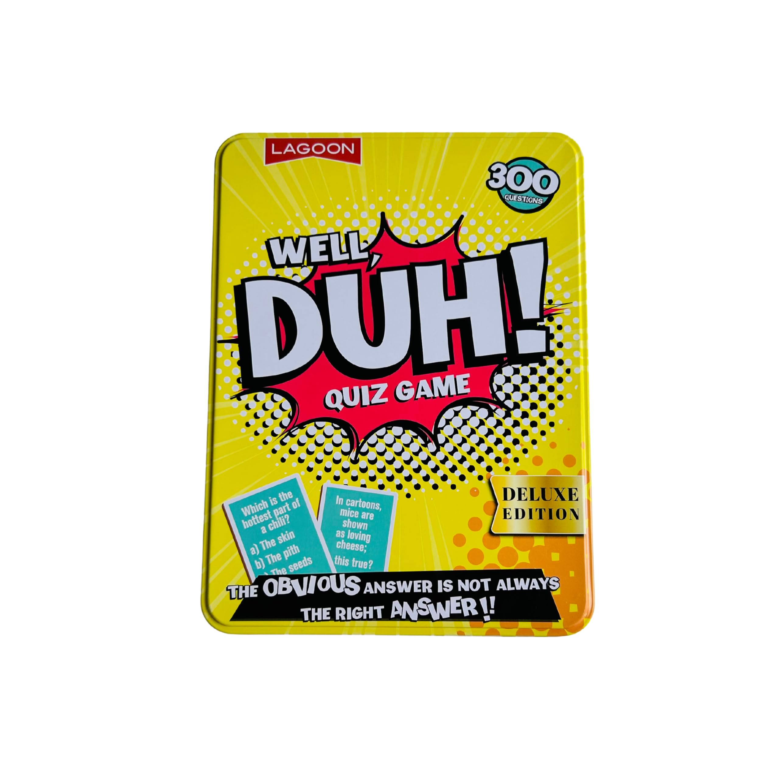 Amazon.com: University Games Well Duh! Deluxe Game in a Tin : Toys & Games