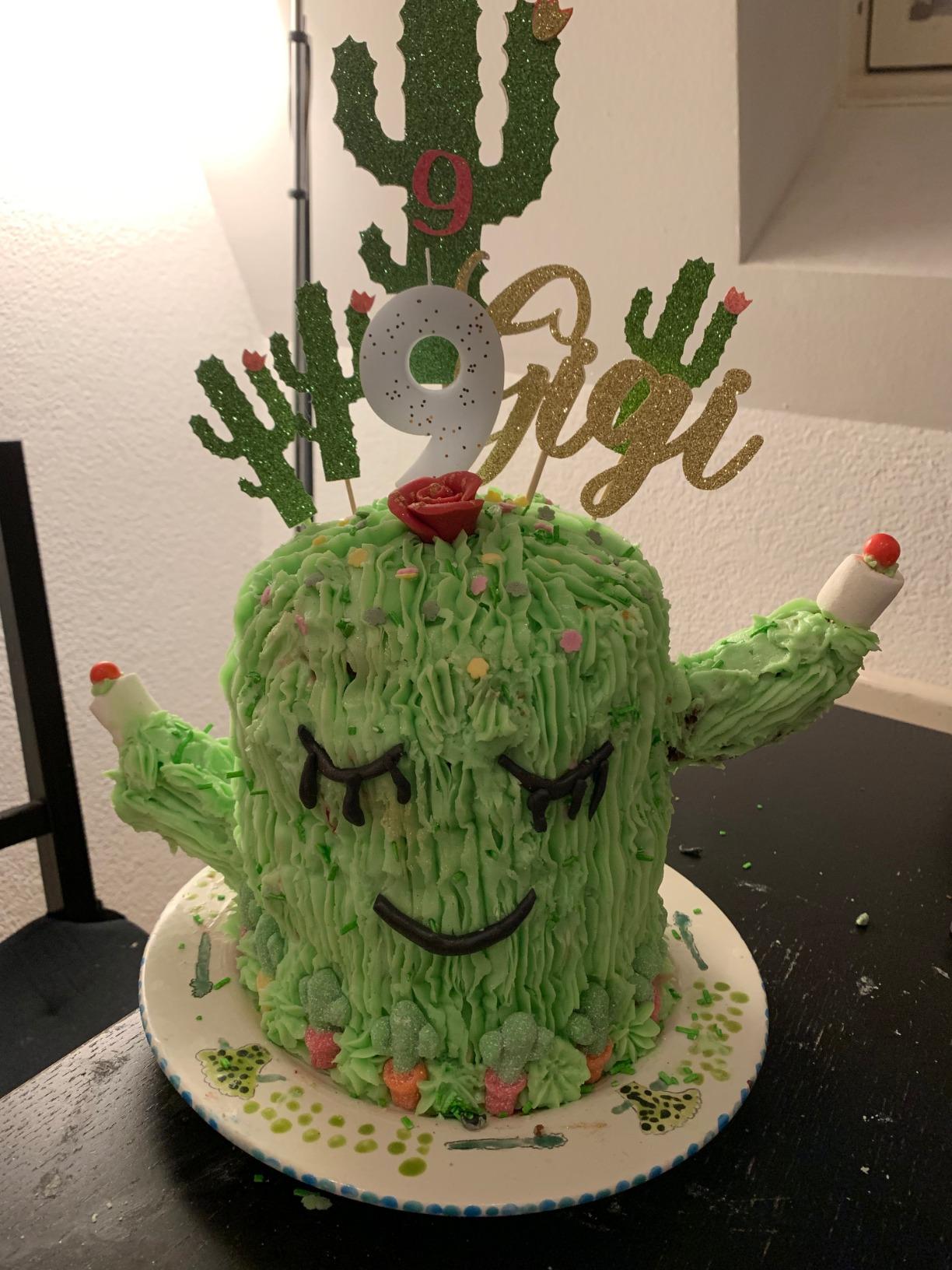 Cactus Fiesta Themed Birthday Cake Topper. Party Decorations. Cacti ...