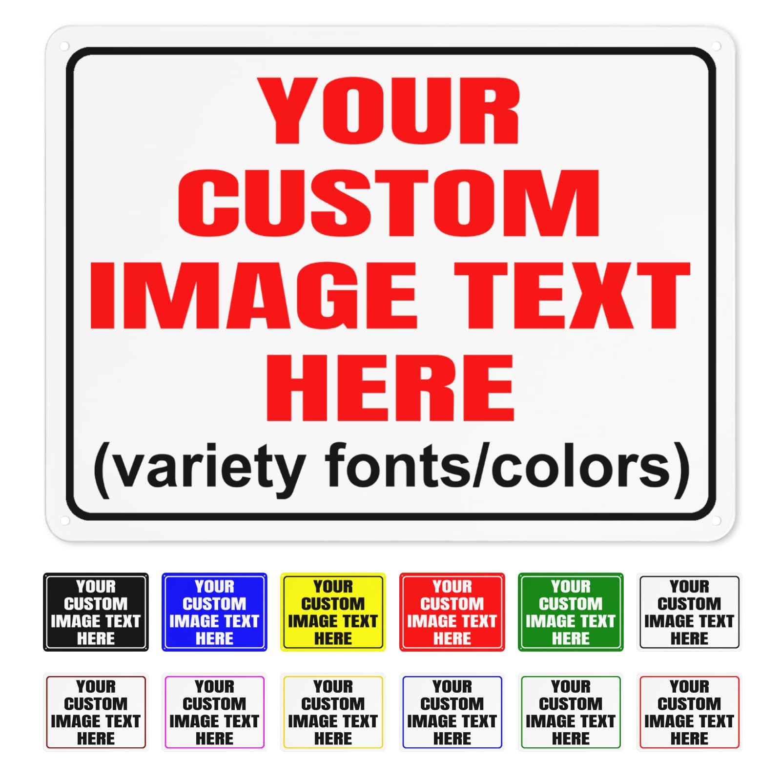 Amazon.com : Custom Signs Personalized Metal Sign For Office Business ...