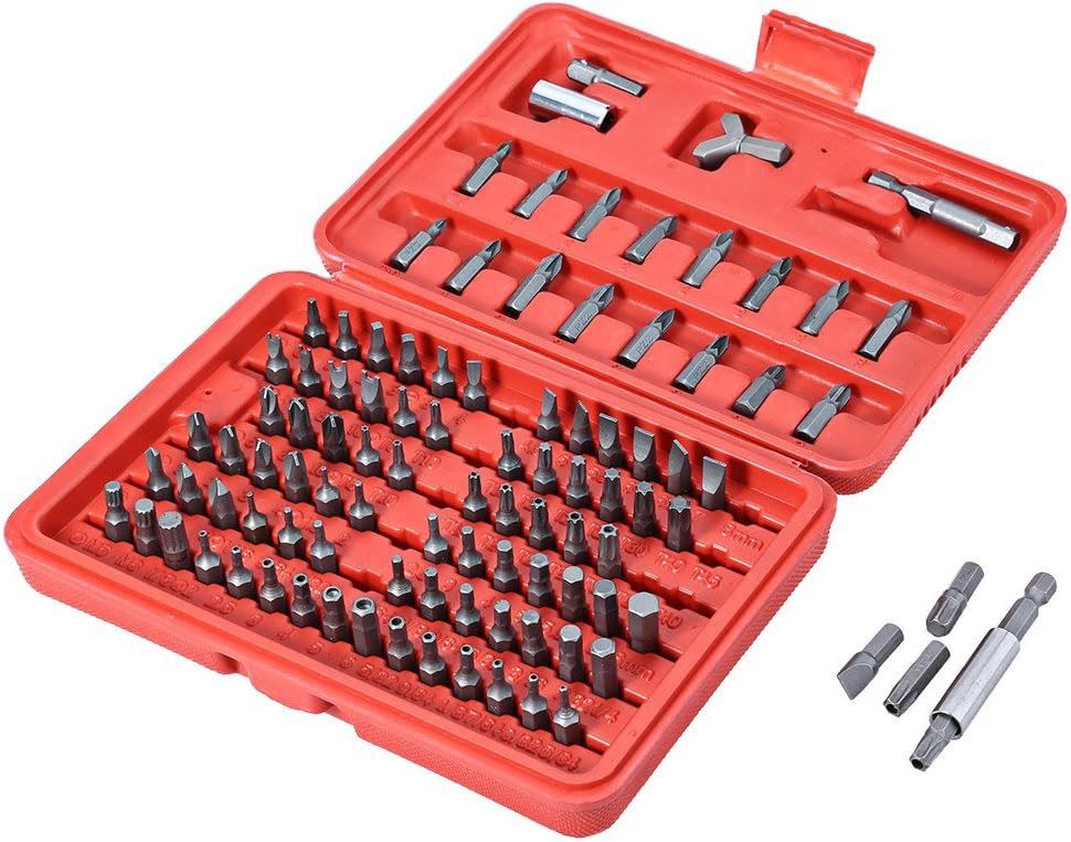 Amazon.com: 100 Pcs Premium Security Bit Set, Tamper Proof Security Bit ...