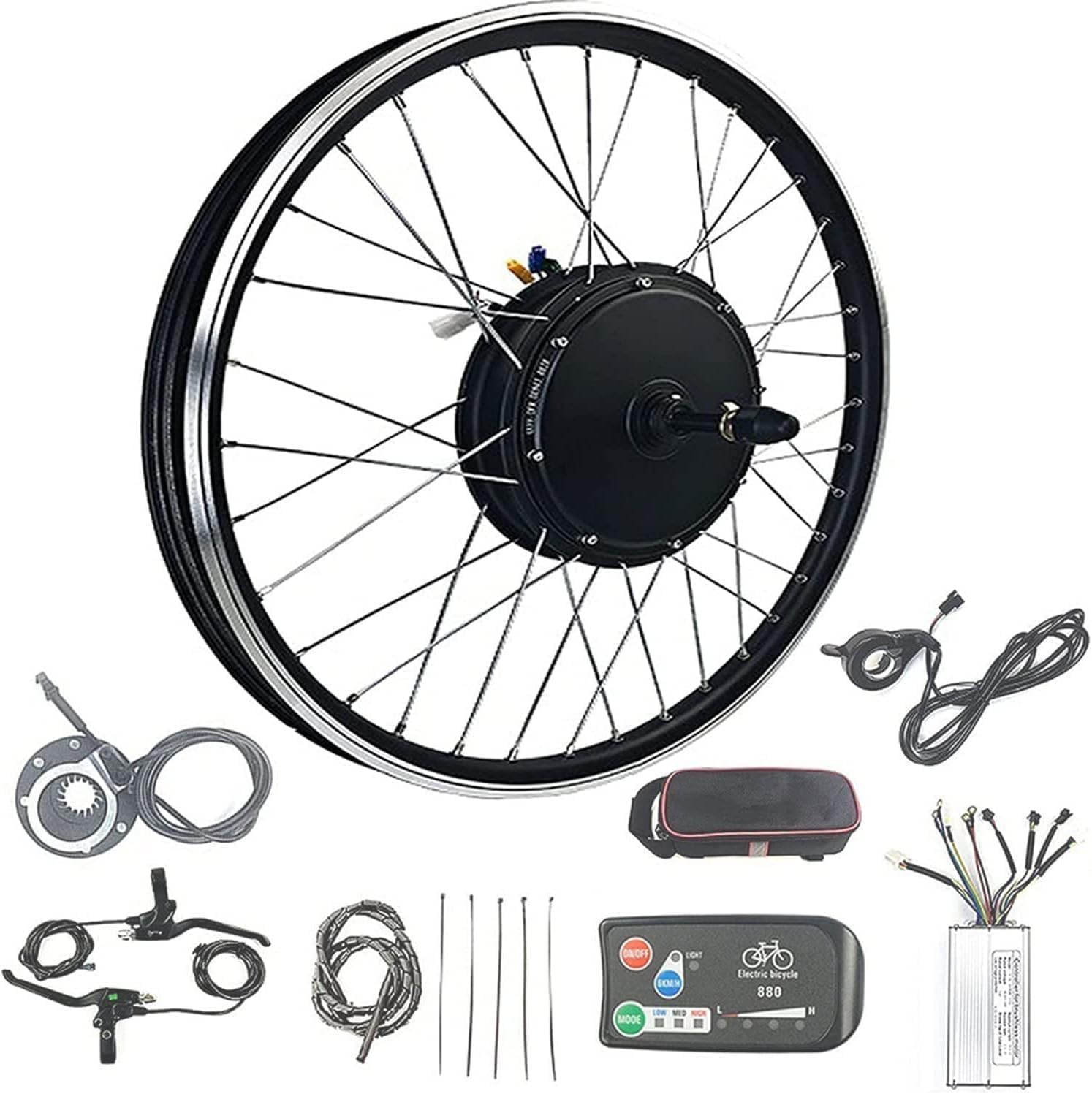 Amazon.co.jp: Electric Bicycle Conversion Kit, Electric Bicycle ...