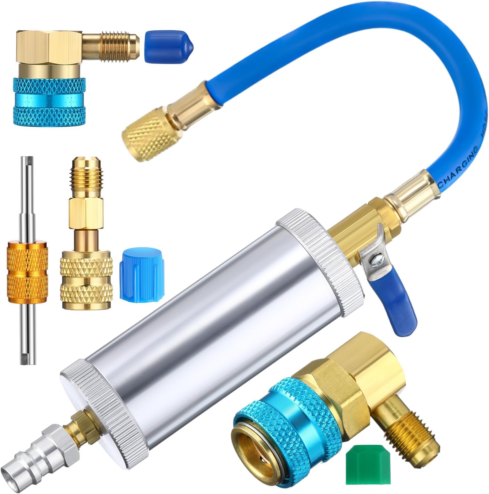 Amazon.com: Tellegloww Oil and Dye Injector Kit with 1/4" Connector ...