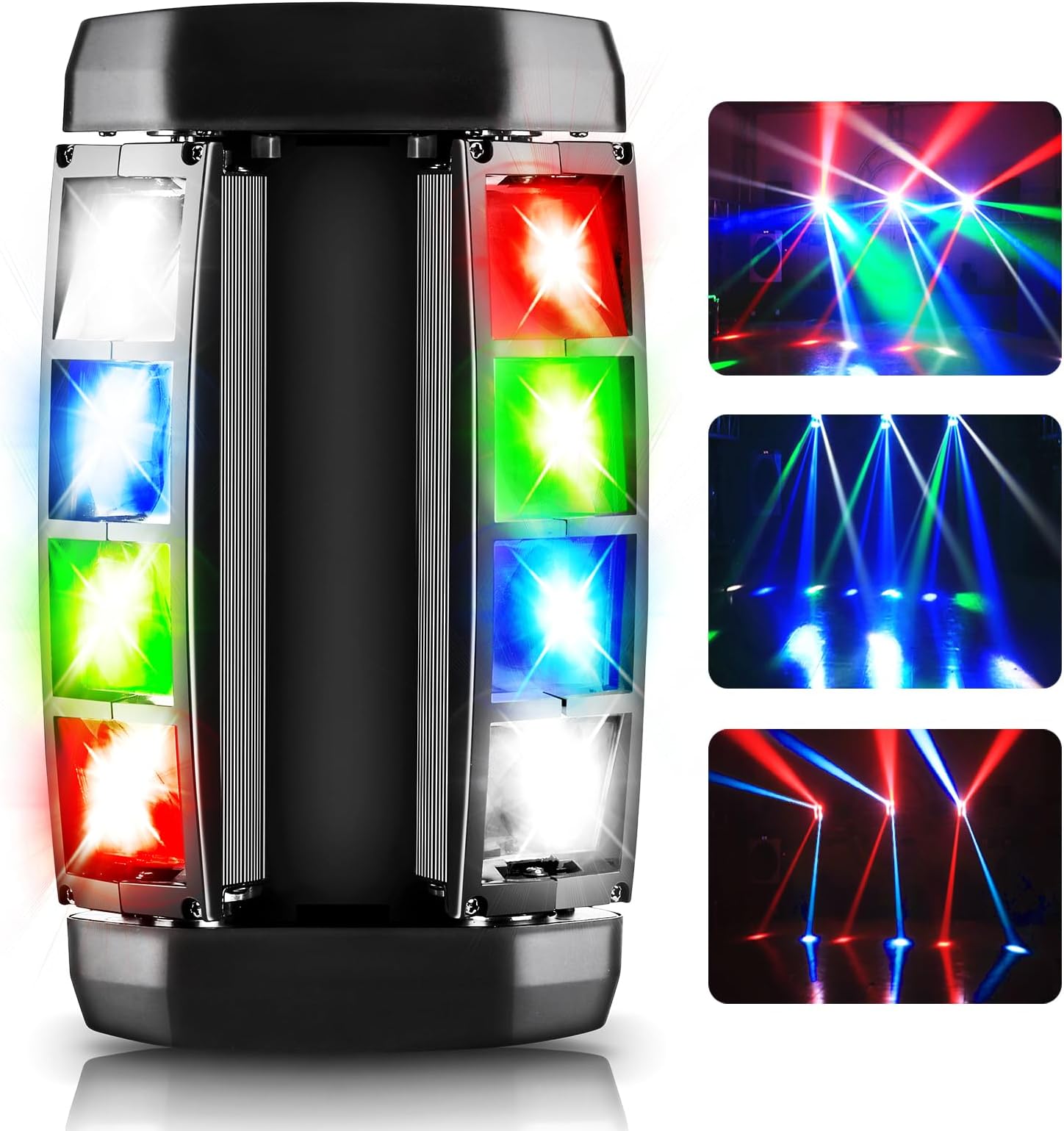 Éclairage scénique, Éclairage de scène LED AGPtEK RGBW 4-en-1 Lampes ...