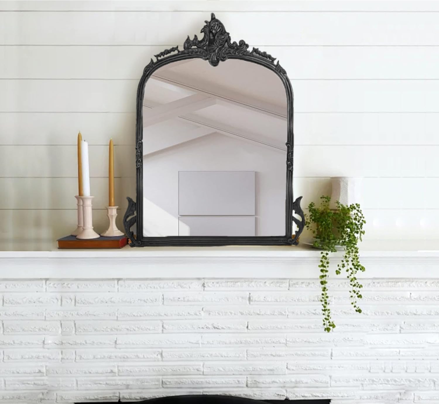 Buy CORSICA DESIGNS 35X24 Inch Victorian Metal Wall Rectangular Mirror ...