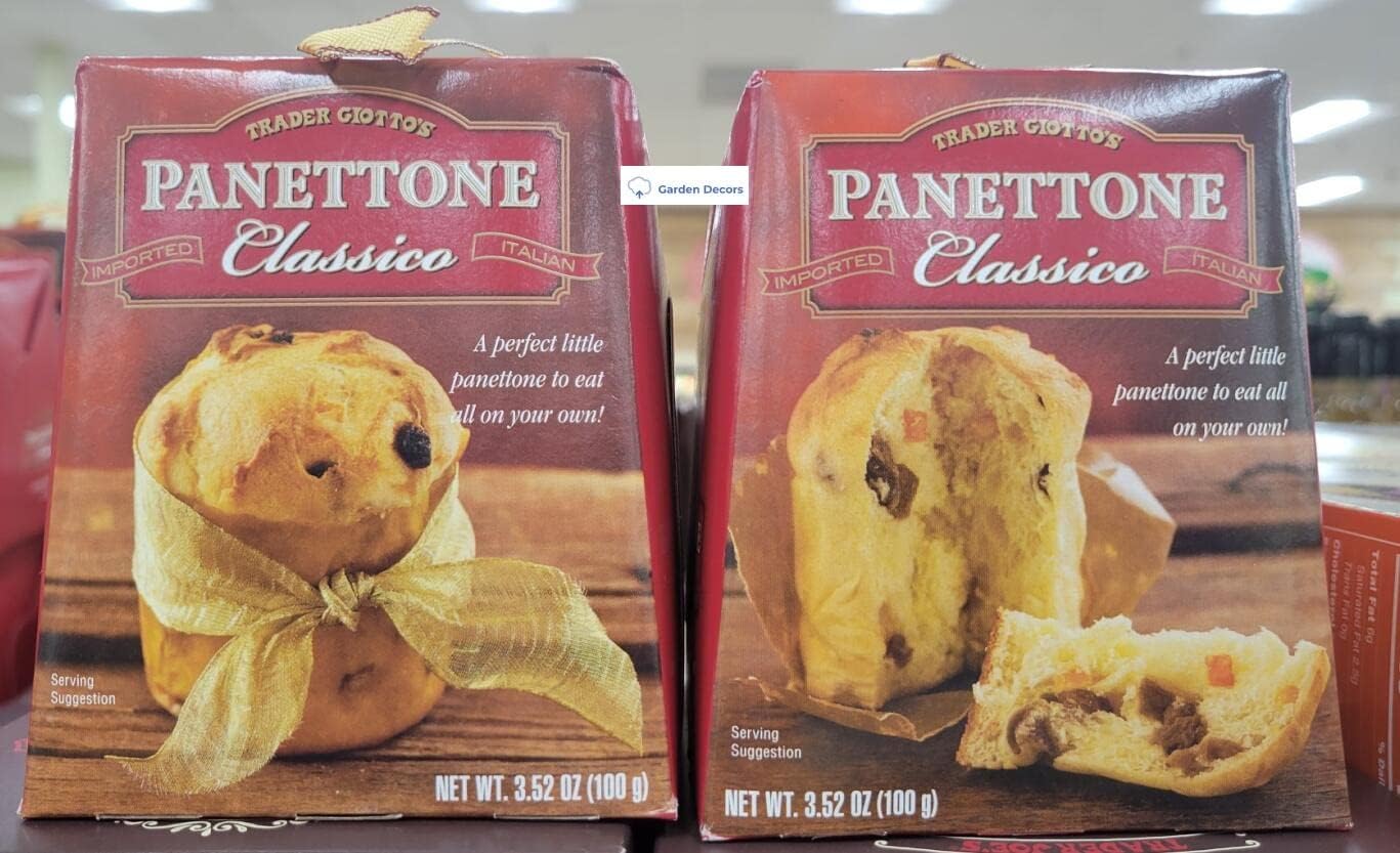 Amazon.com: Trader Giotto's Mini Panettone Classico 3.52oz 100g (Two ...