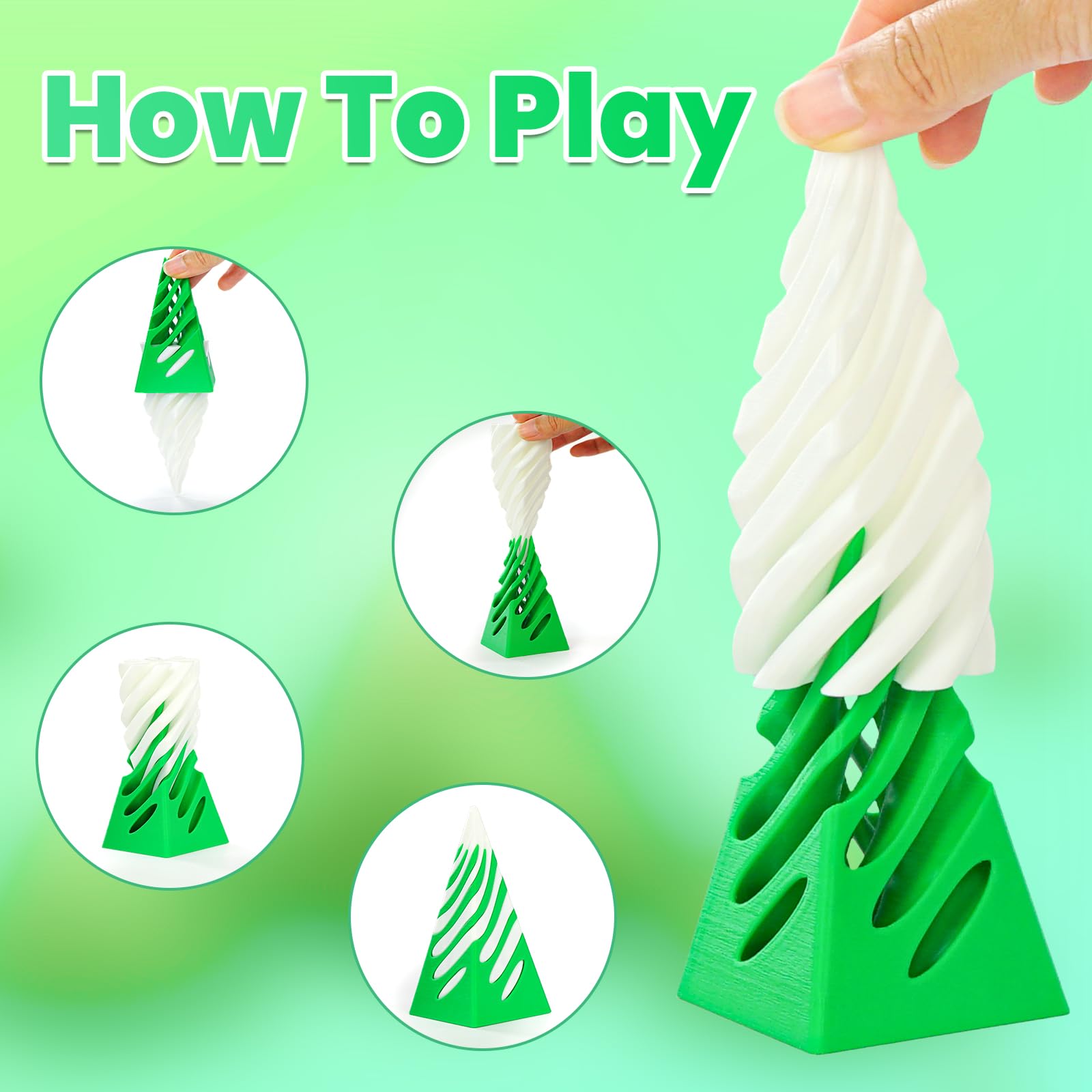 Snapklik.com : Impossible Pyramid Passthrough 4D Printed Statue ...