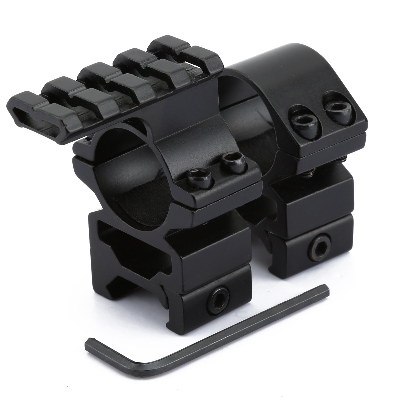 Amazon.com : dophee 1'' 25.4mm Ring Scope Mount + Same Base Extend ...