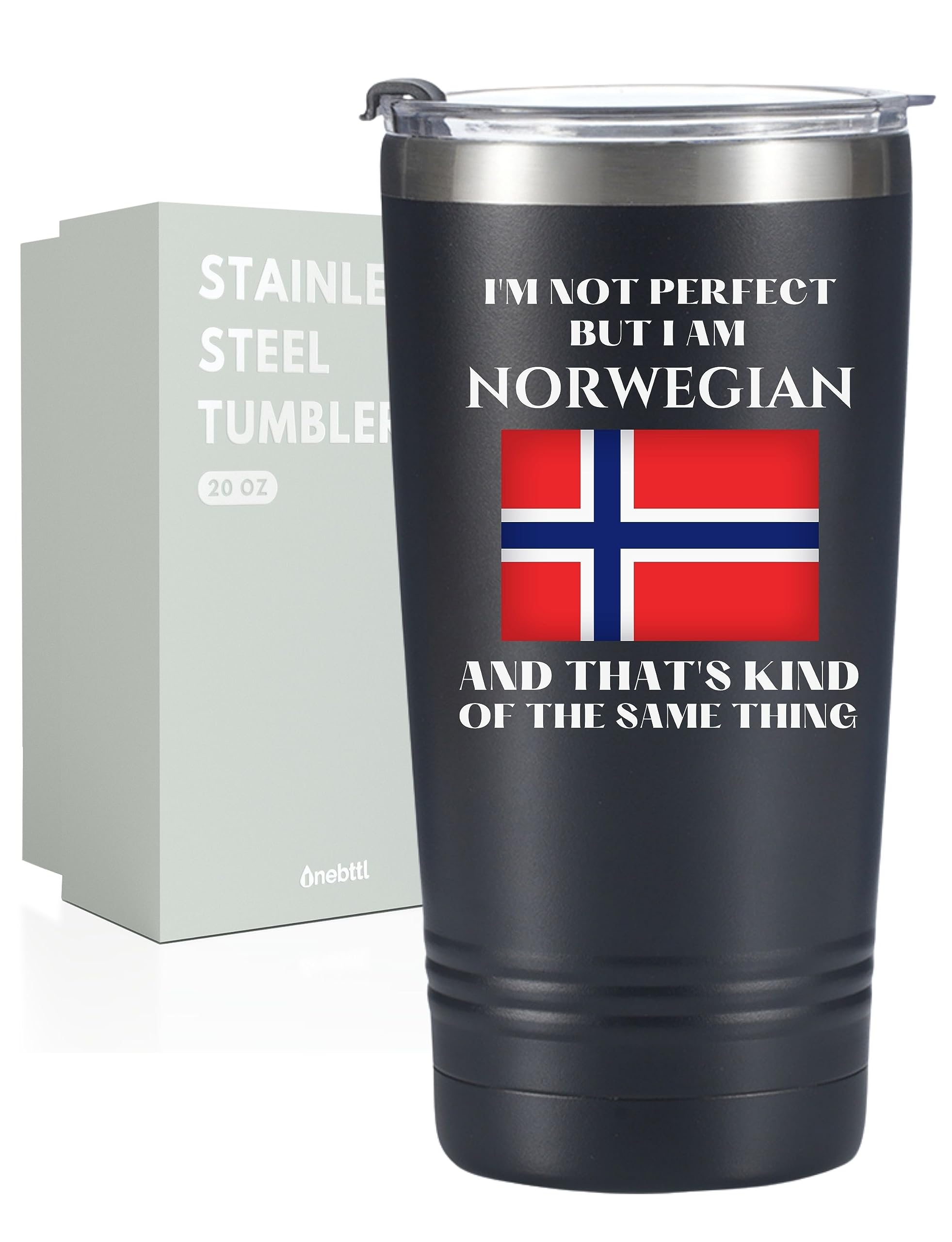 Amazon.com | Onebttl Norwegian gifts, Insulated Stainless Steel Tumbler ...