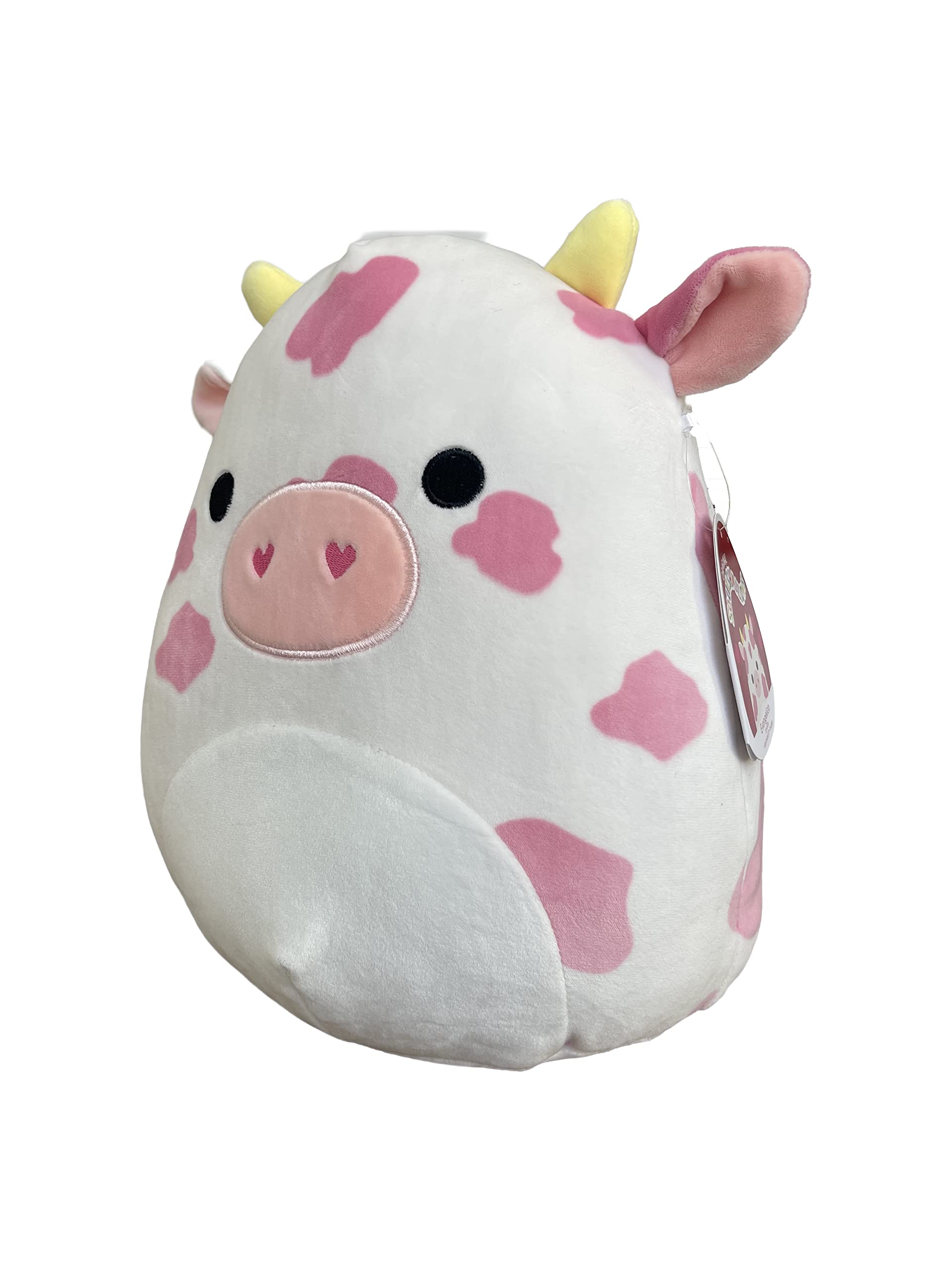 Squishmallows Official Kellytoy Plush 11 Inch Evangelica The Pink Cow ...