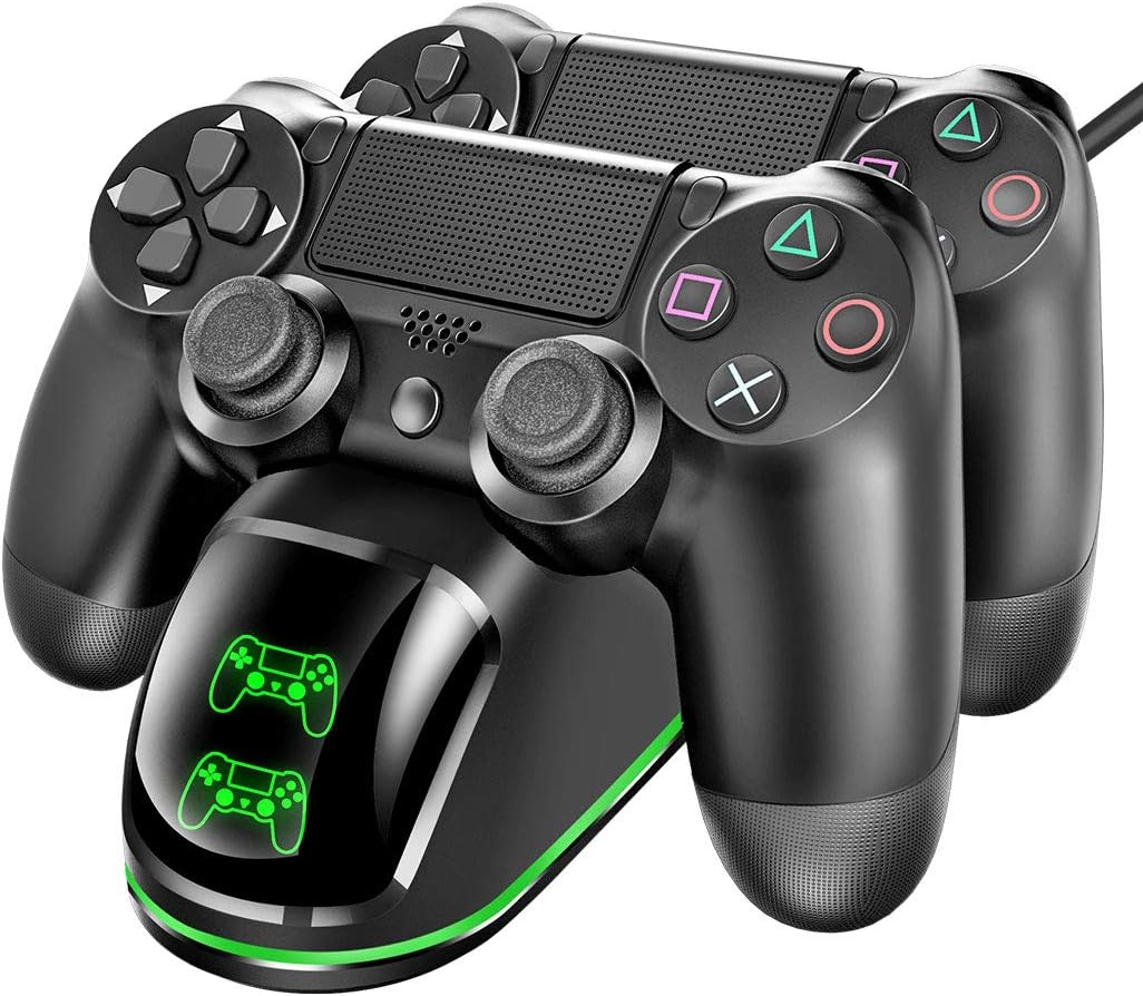 Amazon.com: OIVO PS4 Controller Charger for Compatible with PlayStation ...