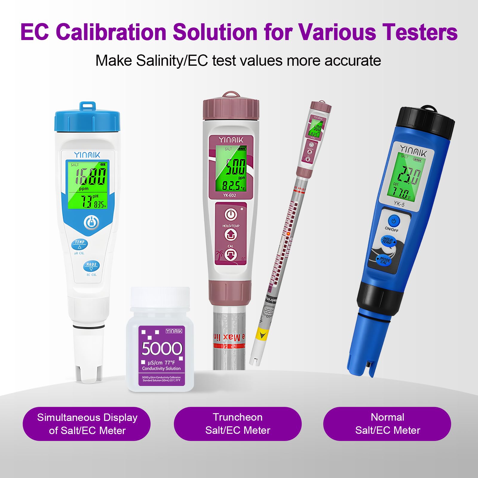 Snapklik.com : 5000μS/cm Conductivity Calibration Solution For Salt ...