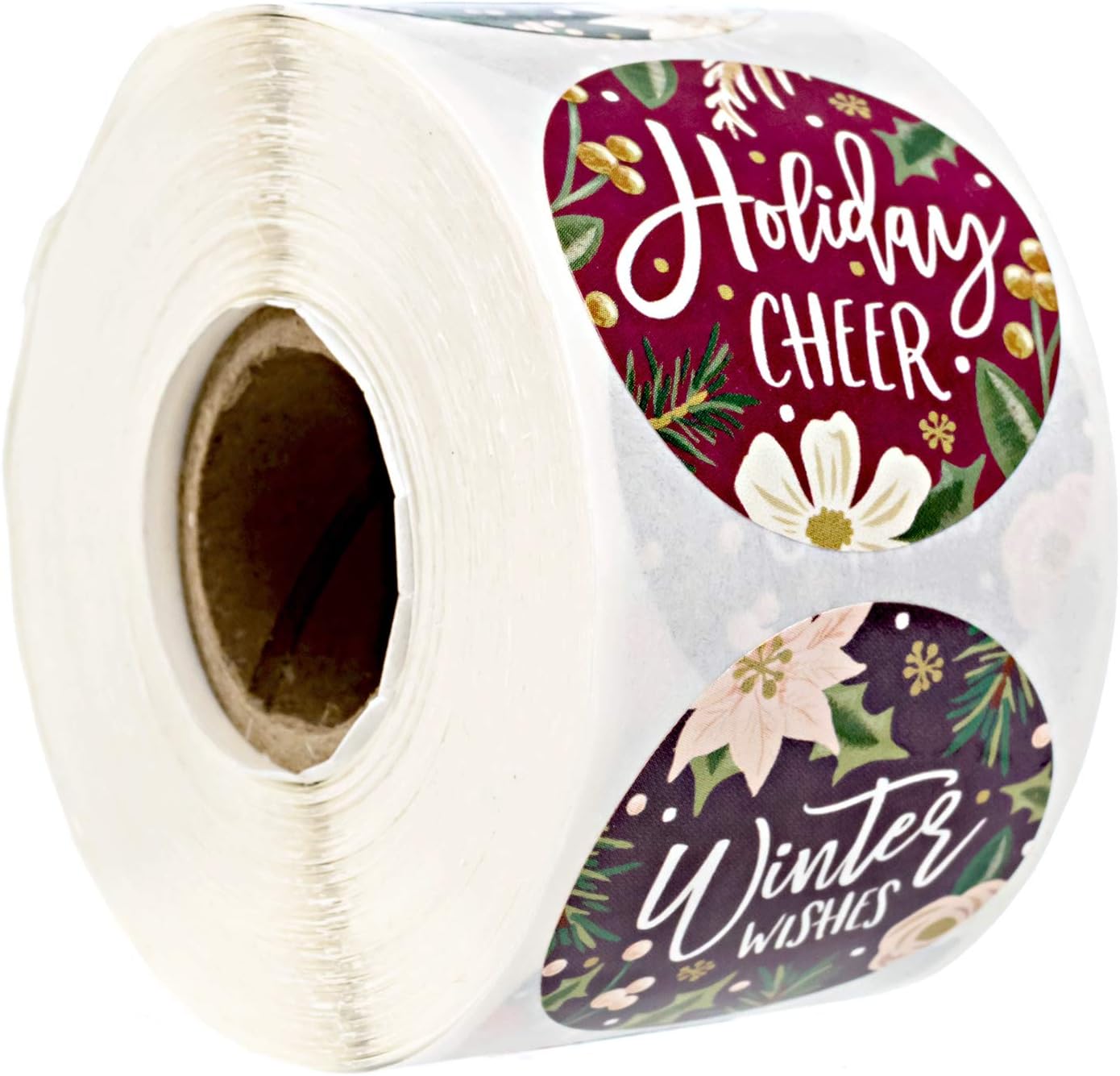 Amazon.com : 1500 Pieces Joy Christmas Stickers for Envelopes Self ...