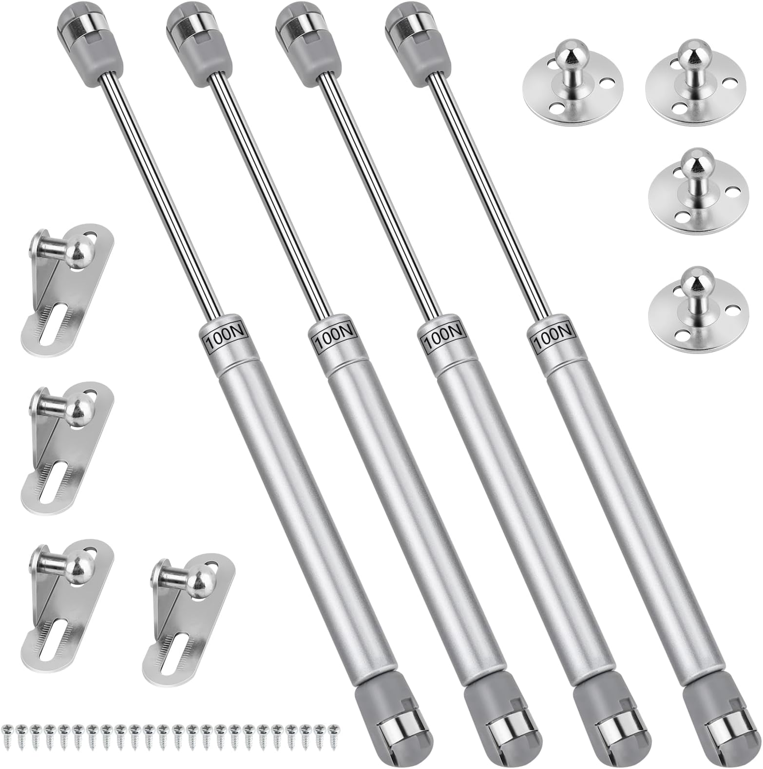 hicoosee Lot de 4 Vérin à Gaz, 100N / 10kg Verin Meuble Ressort ...