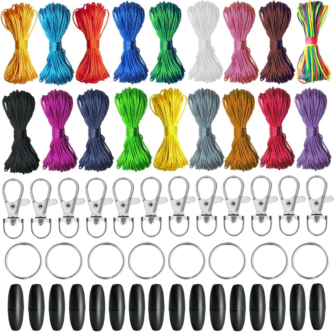 Amazon.com: Ewparts Nylon String for Bracelets Craft Kits for Adults ...