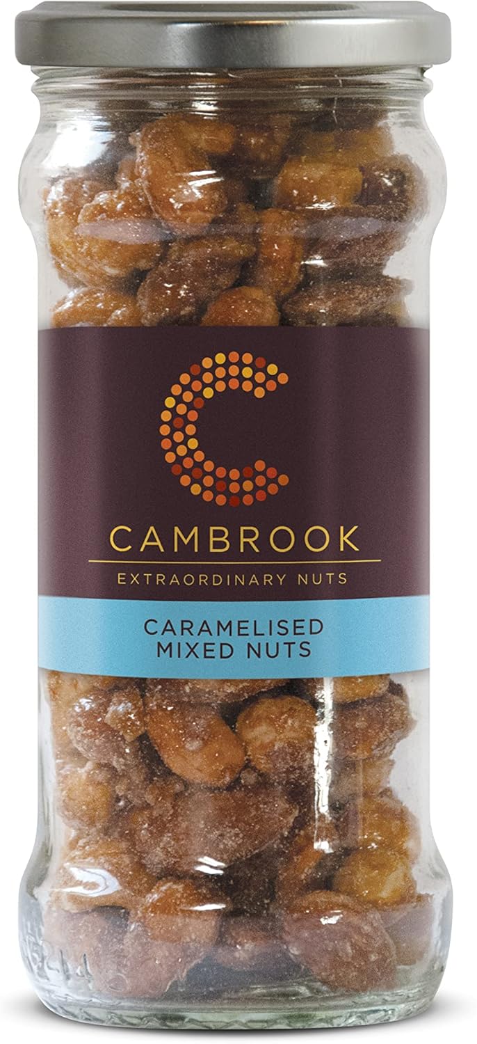 Cambrook - Caramelised Mixed Nuts, 175g Jar : Amazon.co.uk: Grocery