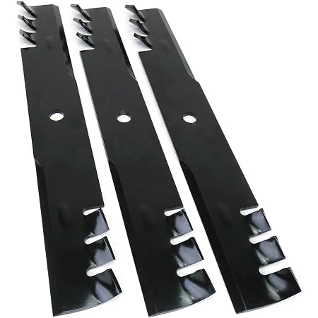 Amazon.com : 3 Rotary Copperhead Toothed Mulching Mower Blades Fit Toro ...