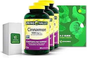 Amazon.com: Spring Valley Cinnamon Dietary Support Vegetarian Capsules ...
