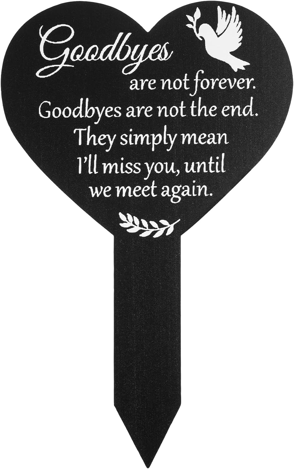 Heart Graveside Memorial Plaque, memorial plaques for graves, Graveside ...