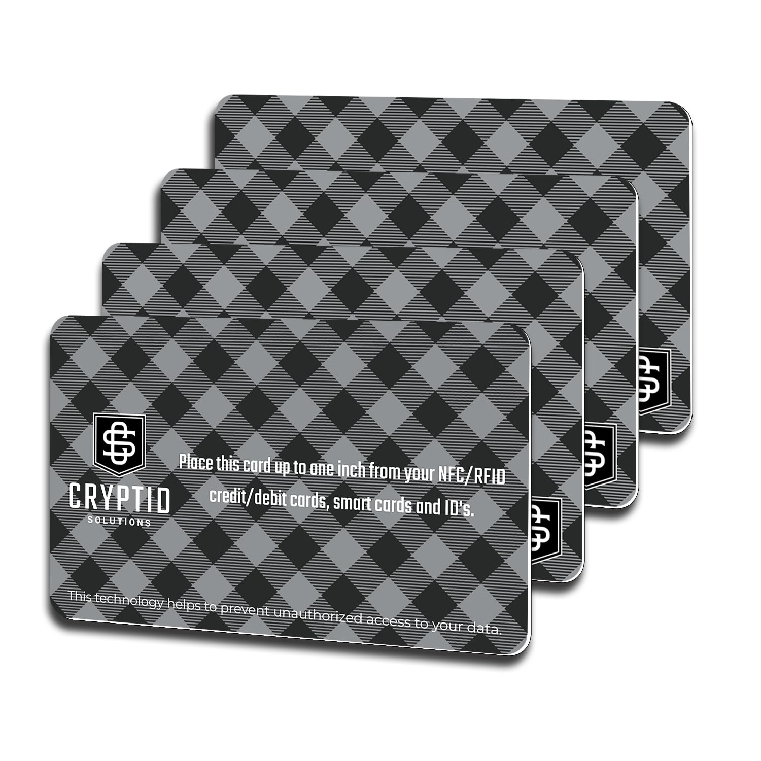 Amazon.com: Cryptid Solutions RFID Blocking Cards 4 Pack - Slim ...