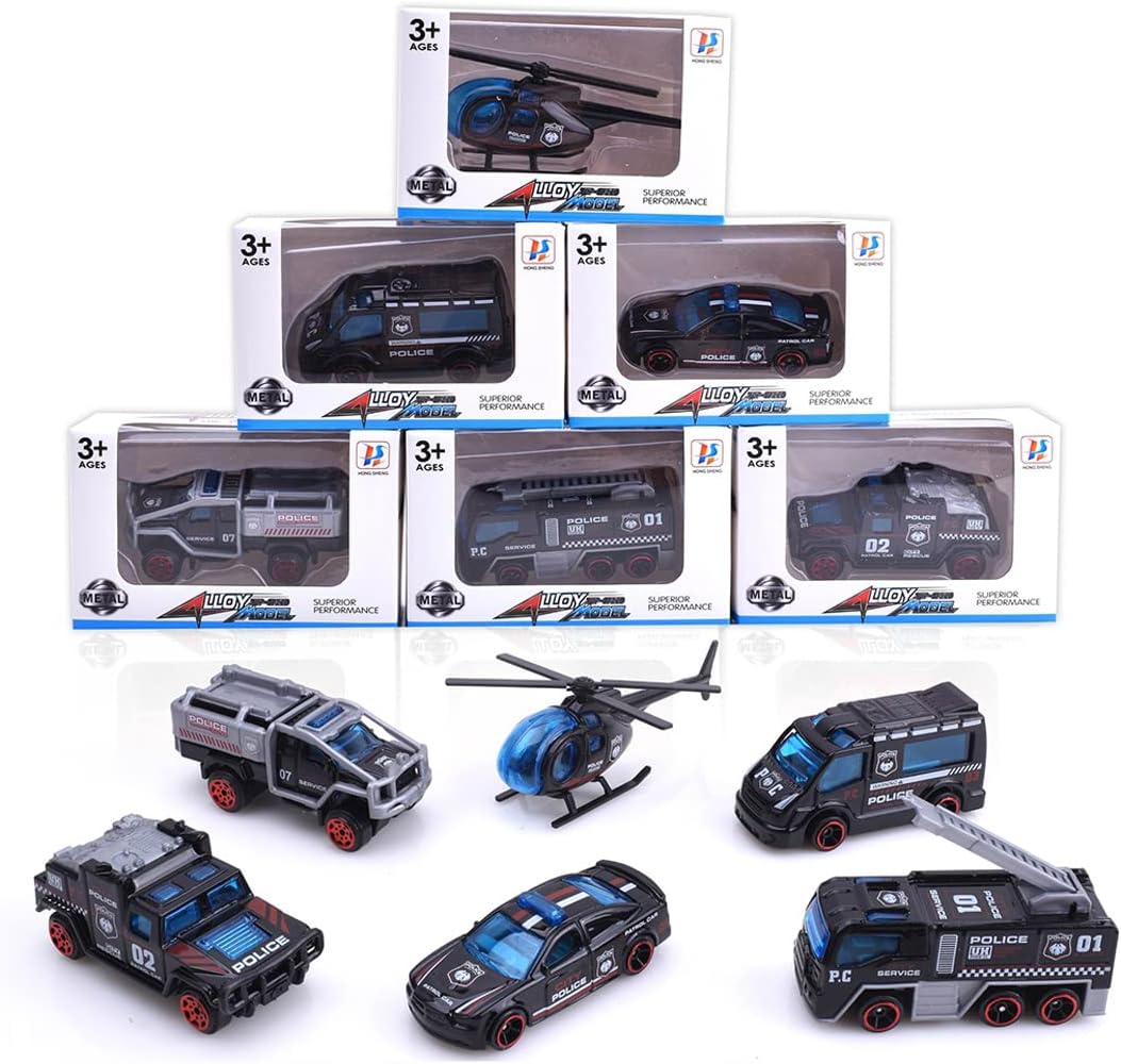 Police Car 1:64 - Trouble 1, Assorted Vehicles - Toy Cars for Children ...