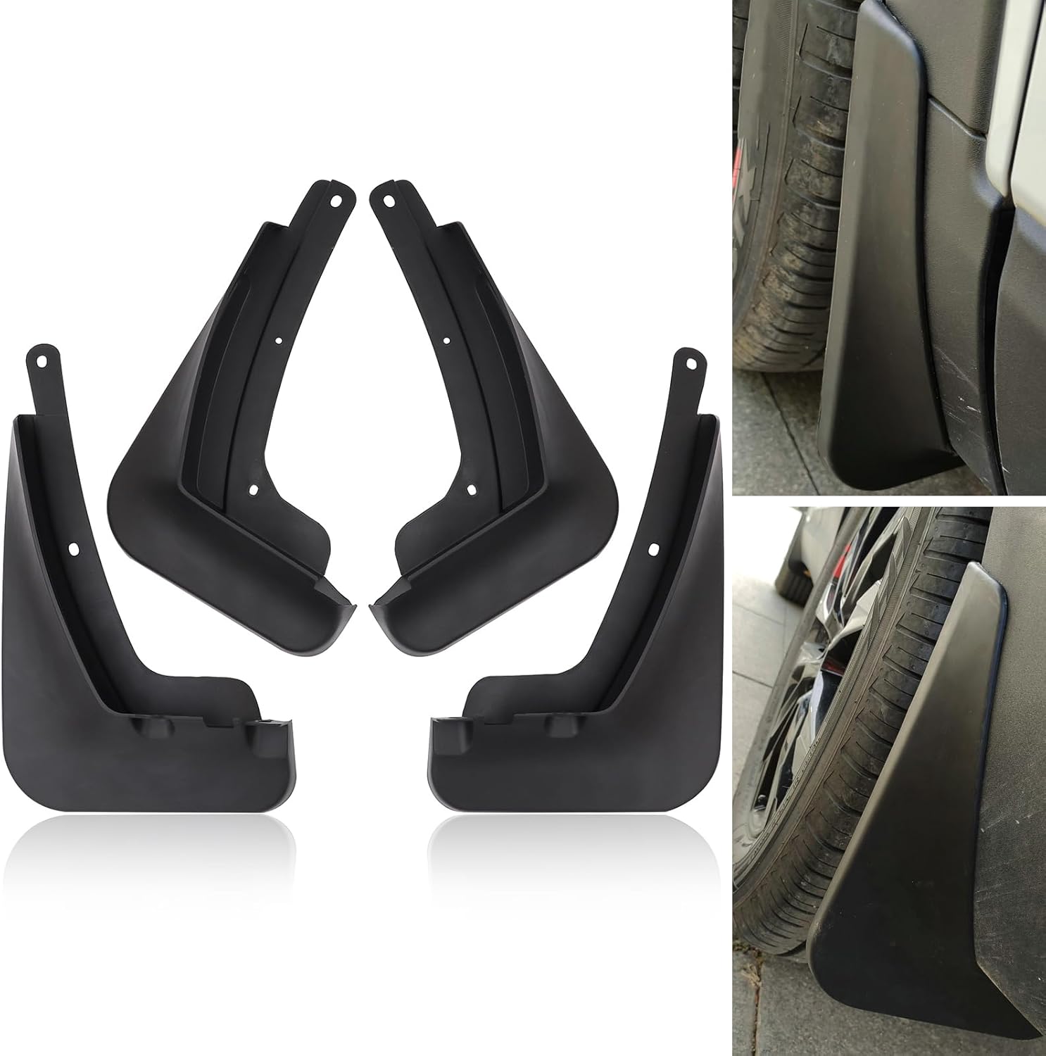 Amazon.com: HPSN Front Rear Mud Flaps Mud Splash Guard Fit for ...
