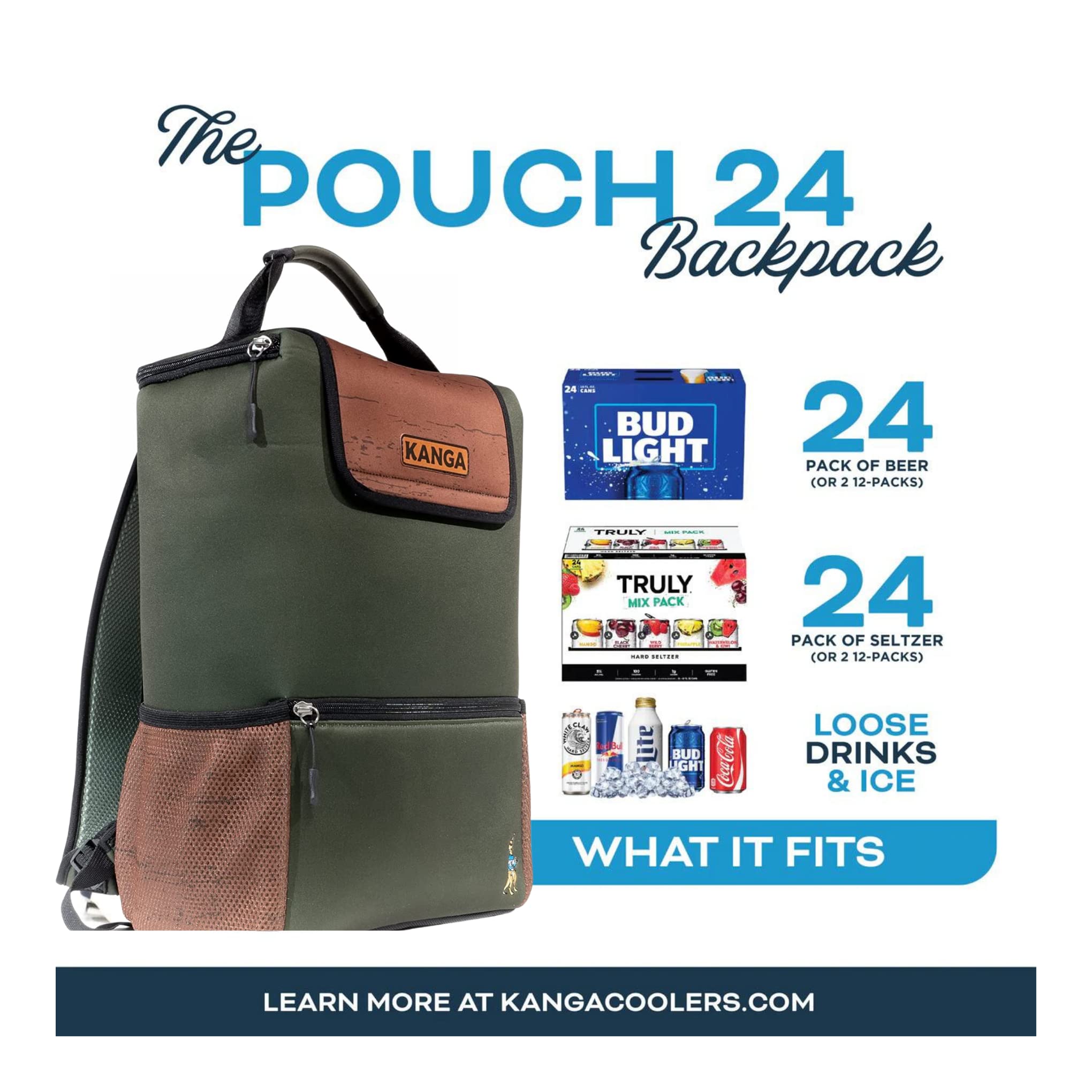 Snapklik.com : Kanga Insulated Cooler Back Pack - Portable Cooler Bag ...