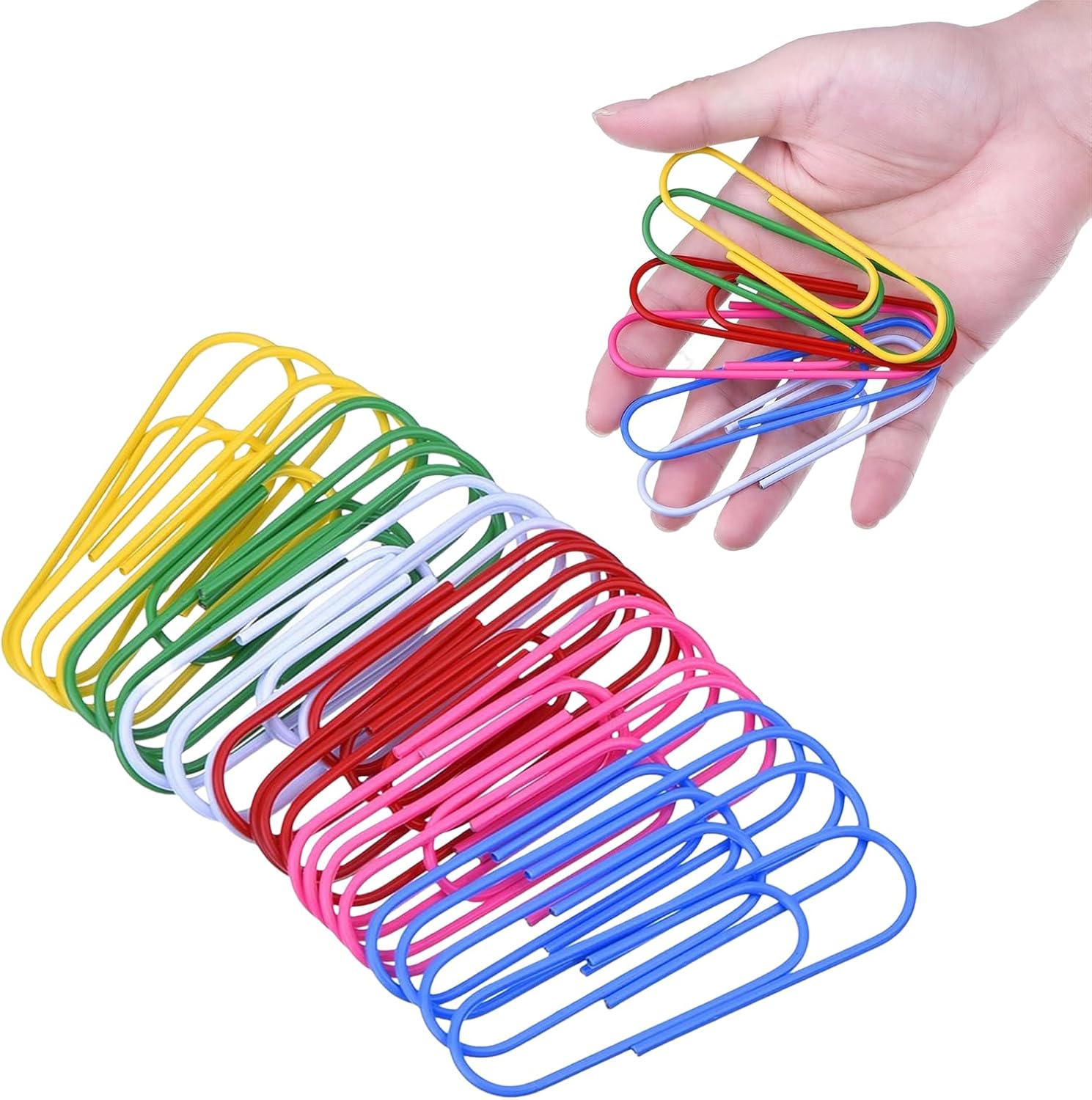 24pcs Large Paper Clips, 4 inch Easy to Use Large Size Paper Clips ...