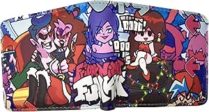 Amazon.com: TANSHOW FNF Friday Night Funkin Wallet Can Accommodate ...