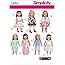 Amazon.com: Simplicity 8042 American Girl Casual Doll Clothes Sewing ...