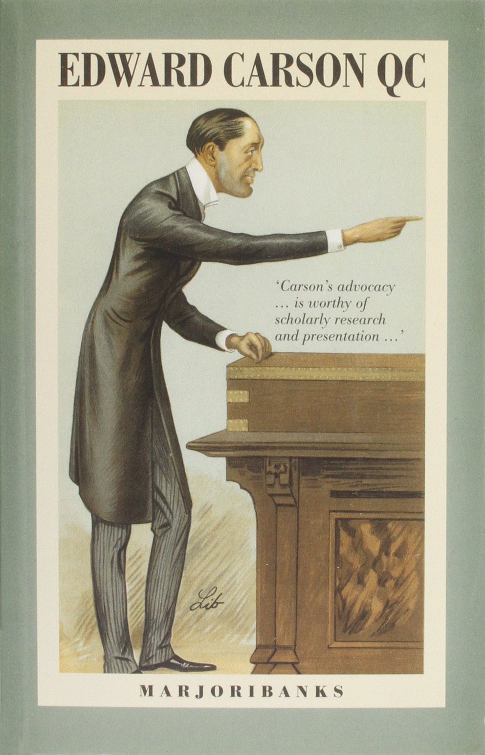 Edward Carson Qc: Edward Marjoribanks: 9780956774514: Amazon.com: Books