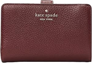 Amazon.com: Kate Spade New York Leila Medium Compact Bifold Wallet ...