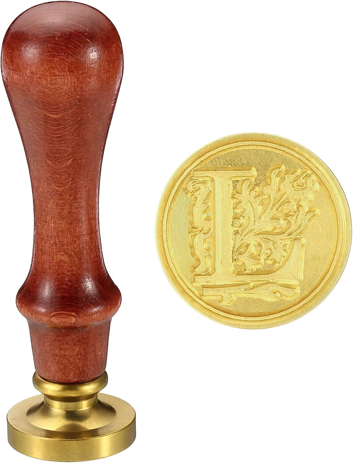 PATIKIL Alphabet L Wax Seal Stamp, Initial Letter Sealing Wax Stamp ...