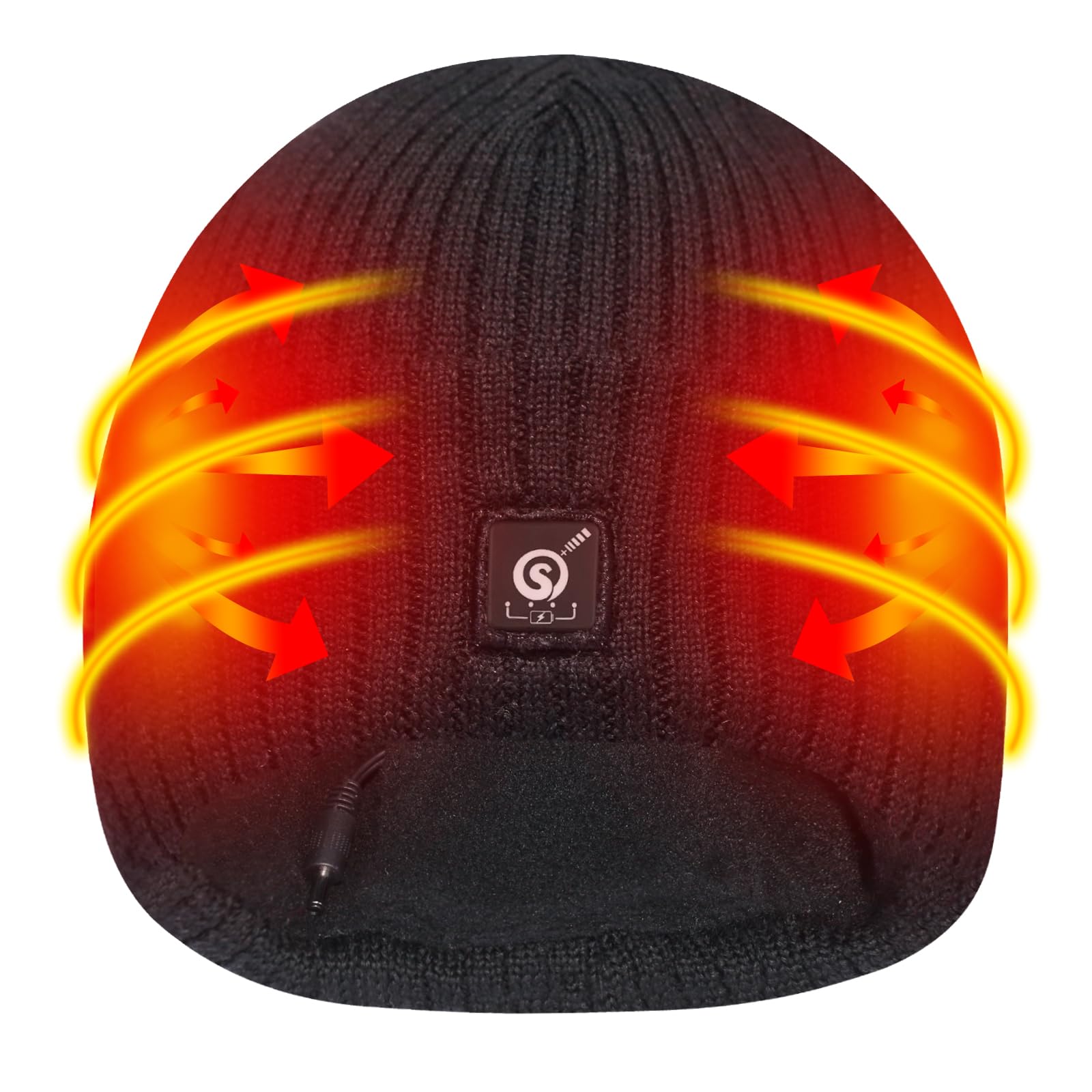 Amazon.com: Haeglauv Heated Hat - Electric Heated Beanie for Men Women ...