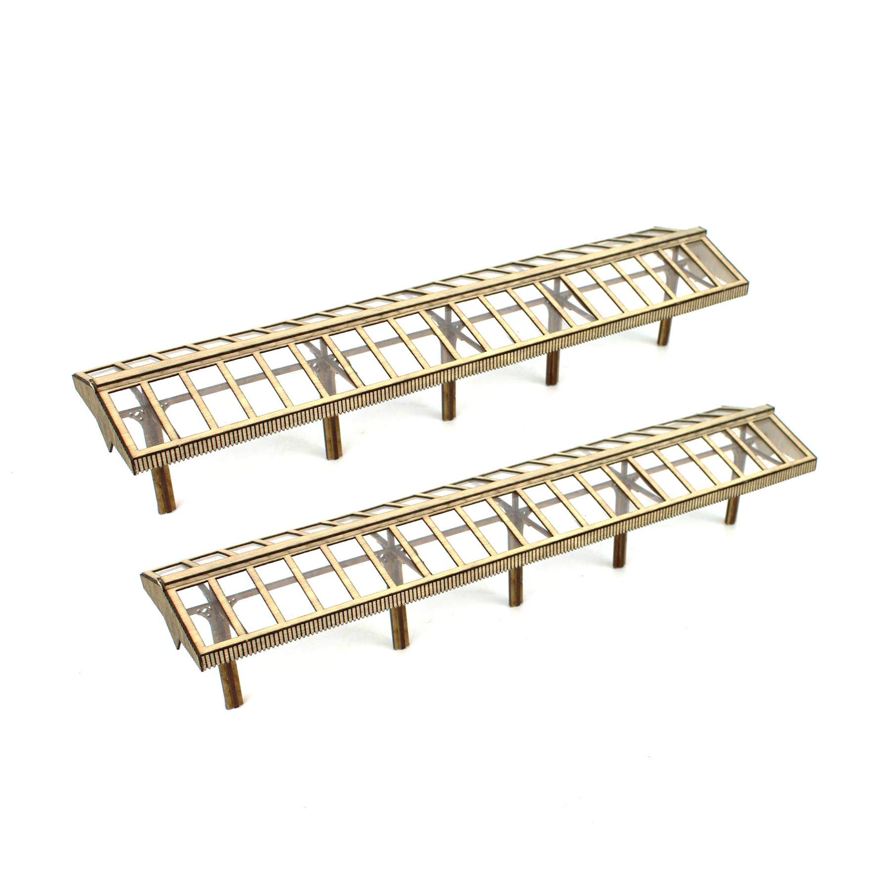 Buy War World Scenics Model Railway Station Canopies with Glass-Effect ...