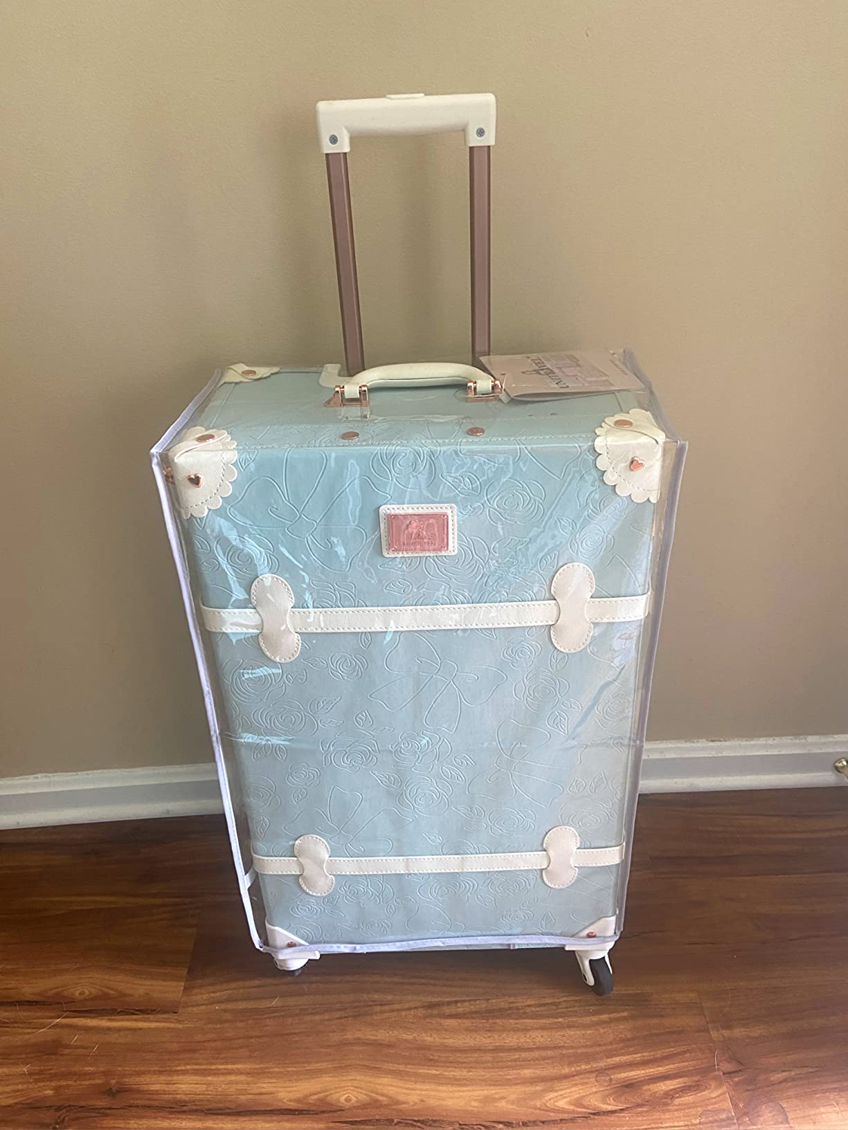 $43/mo - Finance Unitravel Vintage Luggage Set TSA Lock 26inch Women ...