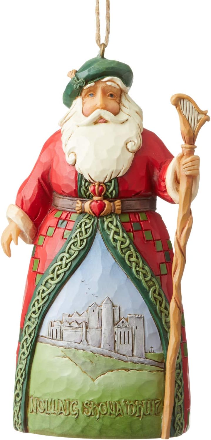 Amazon.com: Enesco Jim Shore Heartwood Creek Santa's Around The World ...