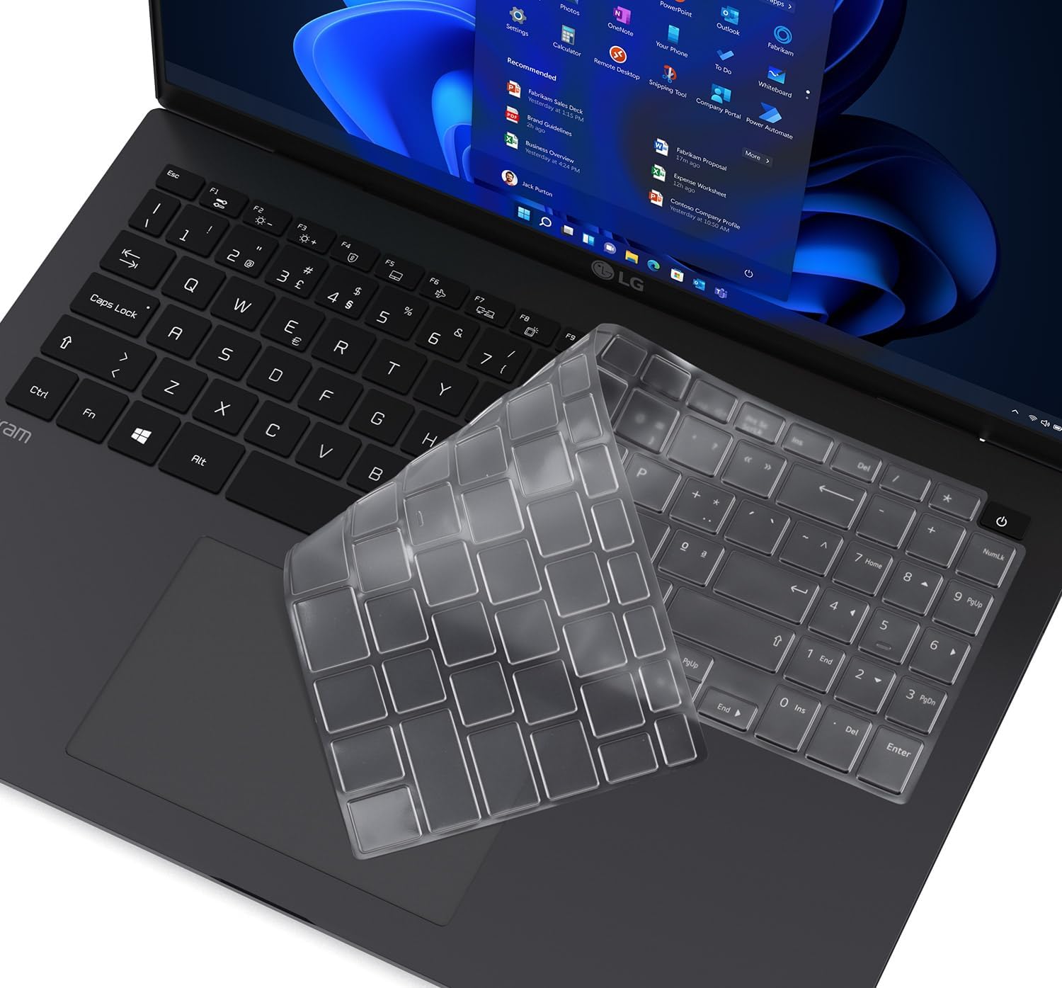 Amazon.com: Keyboard Cover for 16" LG Gram 16Z90TP 16Z90T 16Z90S ...