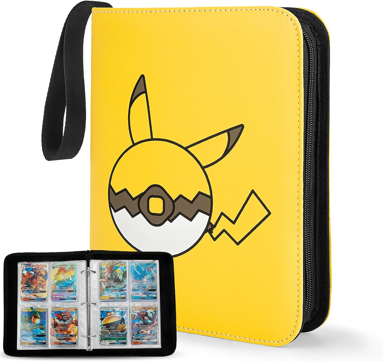 YINKE Case Binder Holder for Pokemon Card,Game Cards, PM TCG Card ...